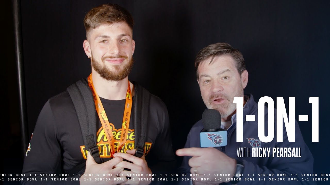 Ricky Pearsall at the Senior Bowl | 1-on-1 - YouTube