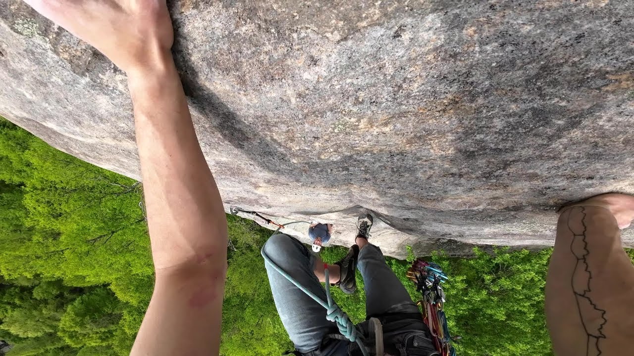 Indecision 5.8 Pitch II - 135ft Multi-pitch Saga Part VIII - YouTube