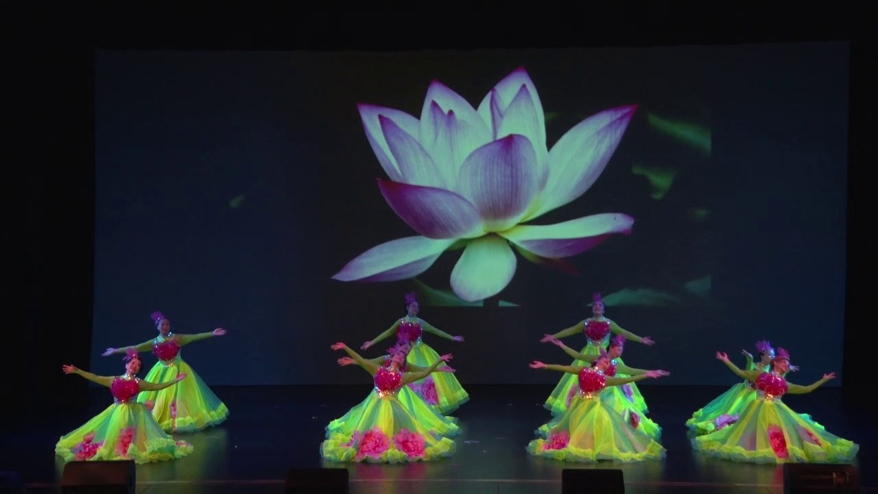 舞蹈《荷花舞》艺术指导：王惠英; 表演者：Karen Lee，蔡文育，叶杨，Haiyan Randall，馮秀英，项知明，Abigail ...