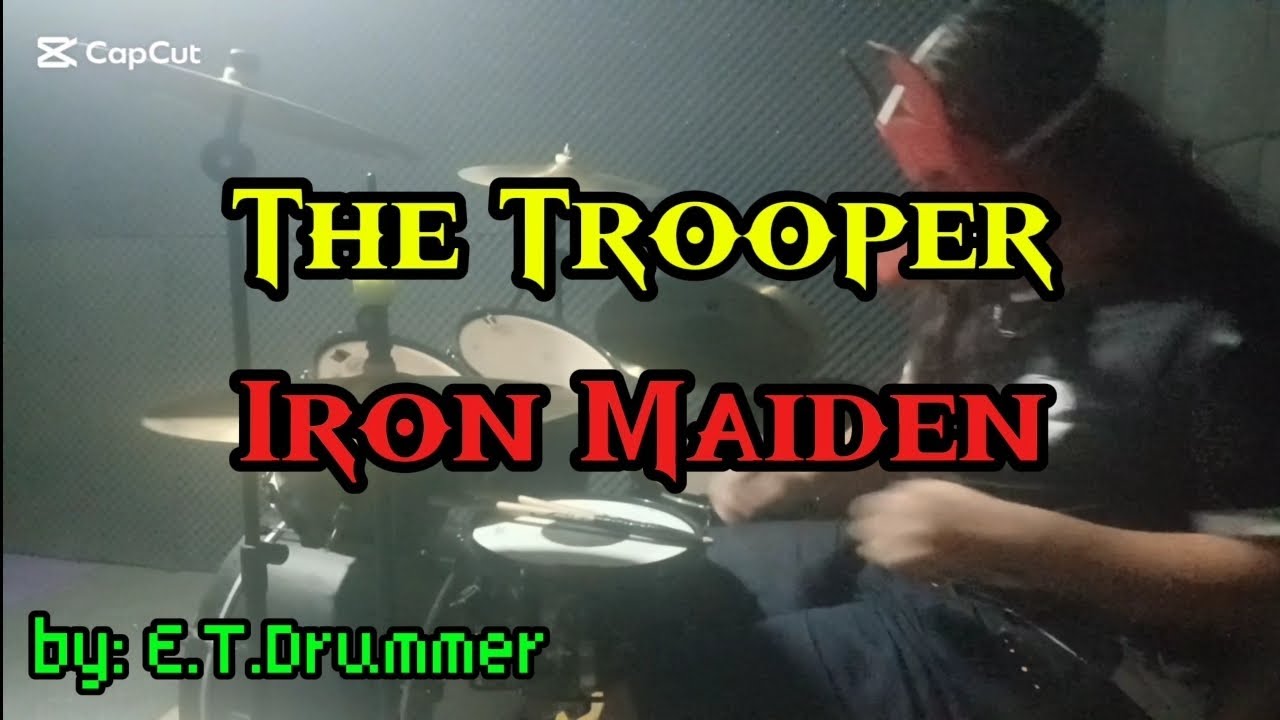 The Trooper: Iron Maiden Drum cover by E.T.Drummer - YouTube