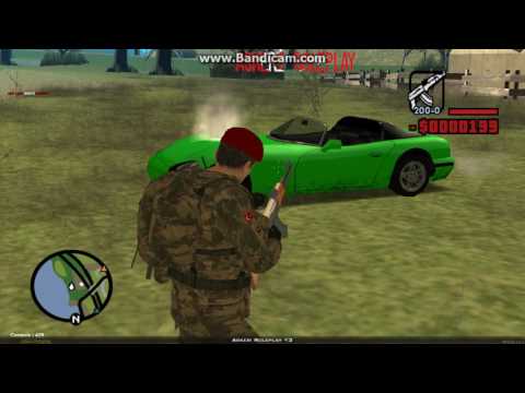 [MTA] Askeri Roleplay M4 - AK47 Silah Sesi - Araç Patlama Sesi