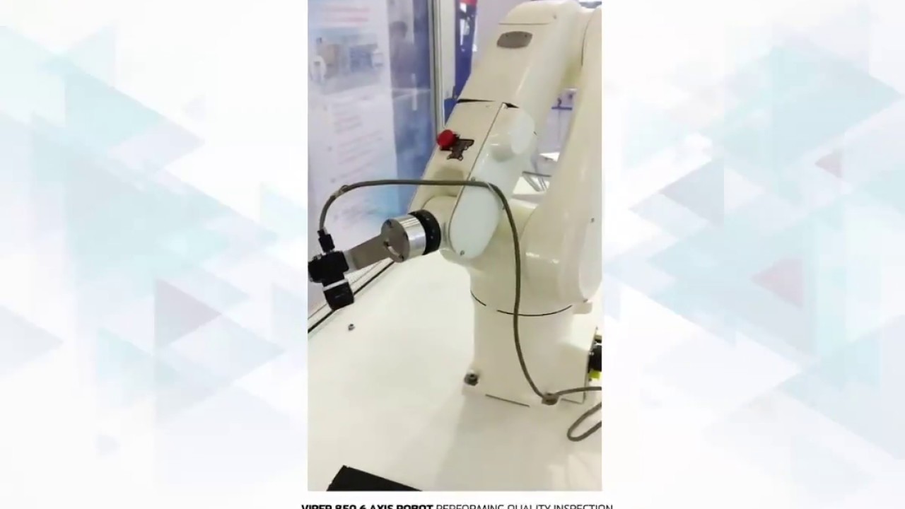 OMRON Viper 850 Robot at Automotive Engineering Show 2017 - YouTube