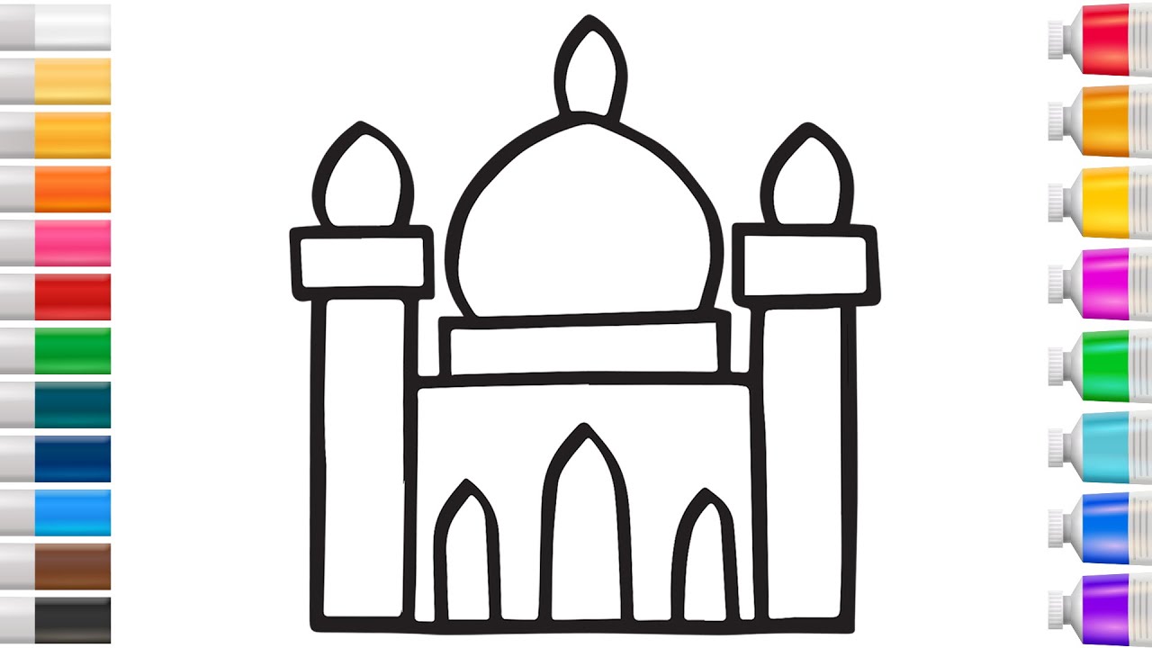 How to draw a castle | step by step - YouTube