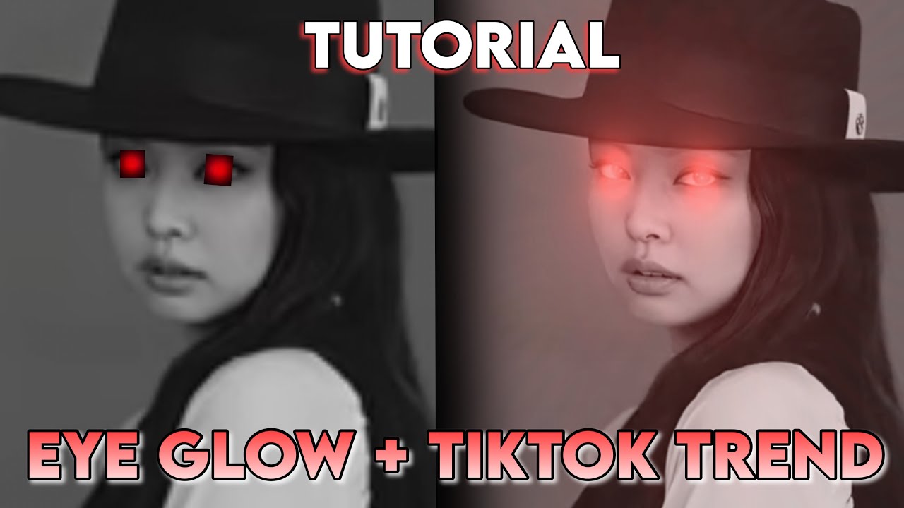 tutorial : eye glow + tiktok trend (alight motion, capcut) - YouTube