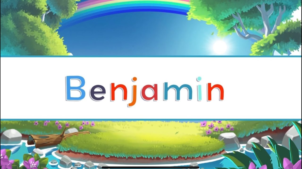 📚 Benjamin | Bible Spelling #shorts #video - YouTube
