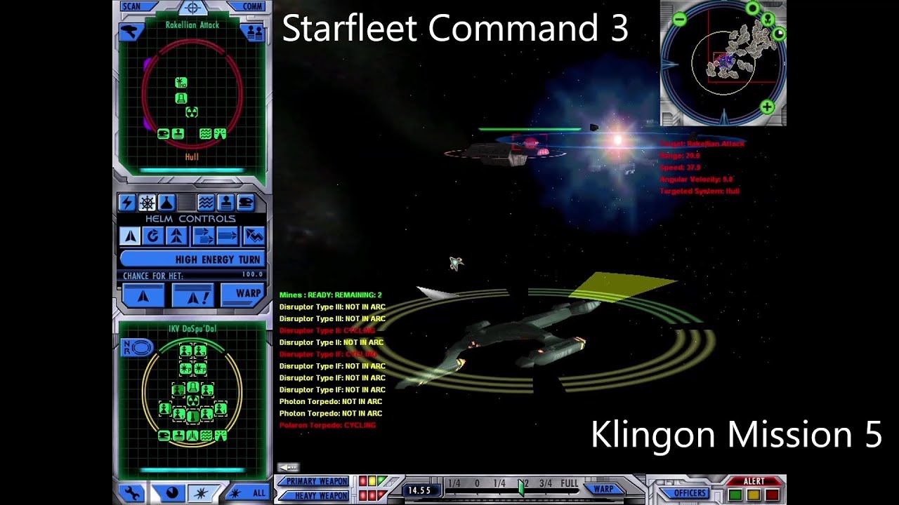Star Trek Starfleet Command 3 Walkthrough | Mission 5 | Klingon ...