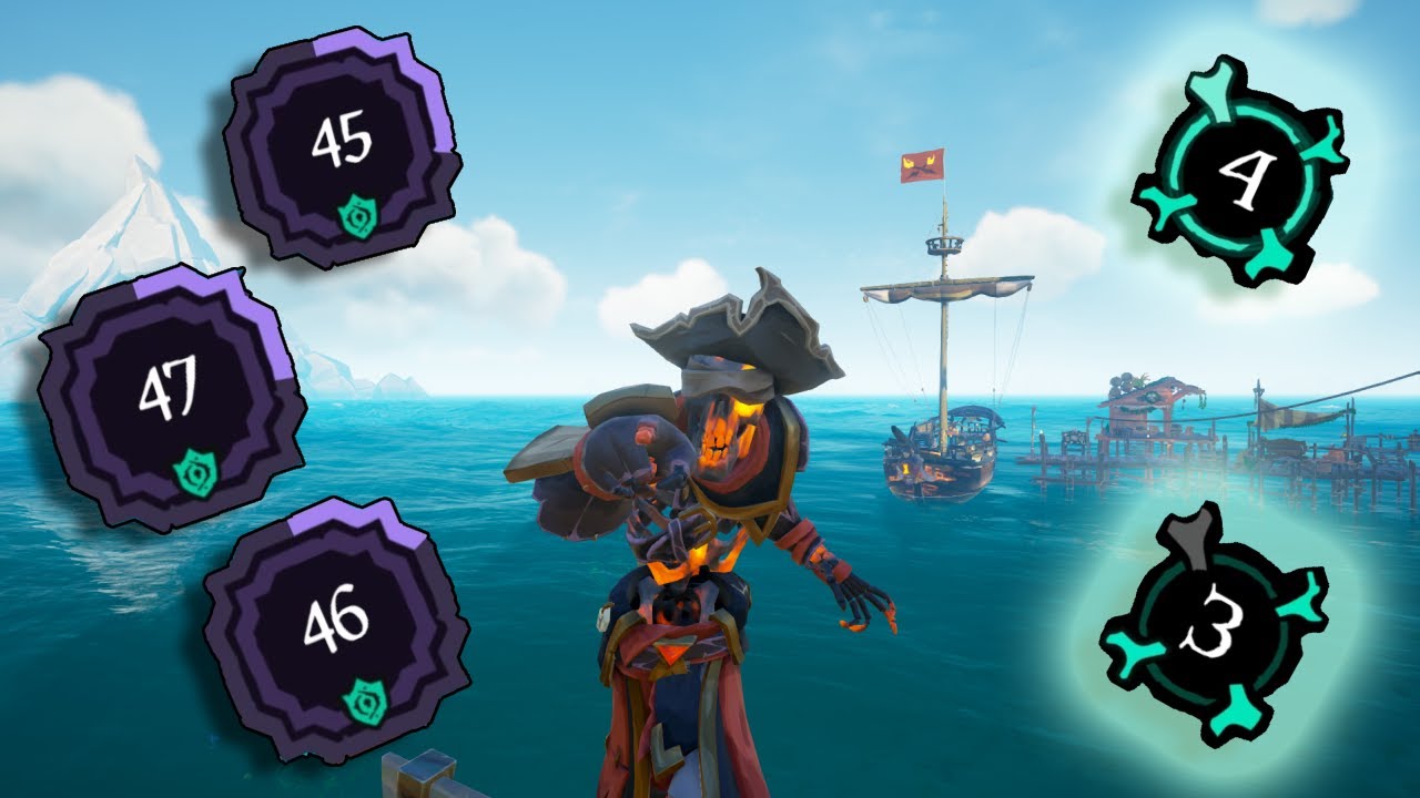 The ghost curse grind continues ft salty player 44-47 | Sea Of Thieves ...