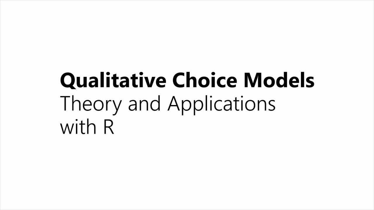 Qualitative Choice Models - YouTube