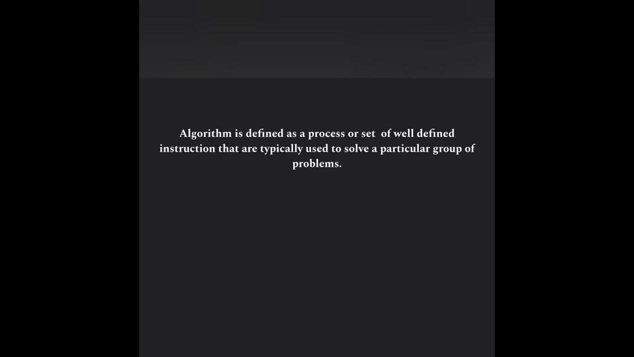 What Is Algorithm Codewithapeksha Code Codewithapeksha Codewithharry Youtube