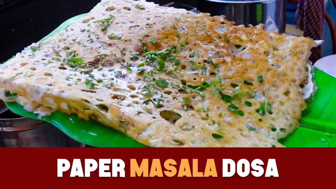 Paper Masala Dosa Recipe