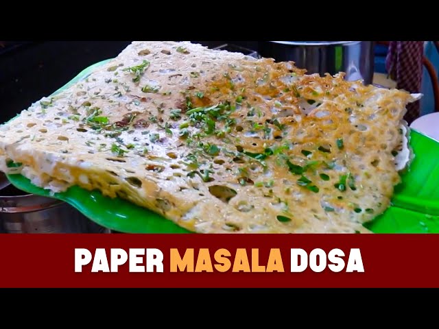 Paper Masala Dosa Recipe