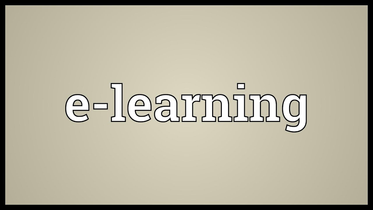 E learning Meaning YouTube e-learning-meaning-youtube