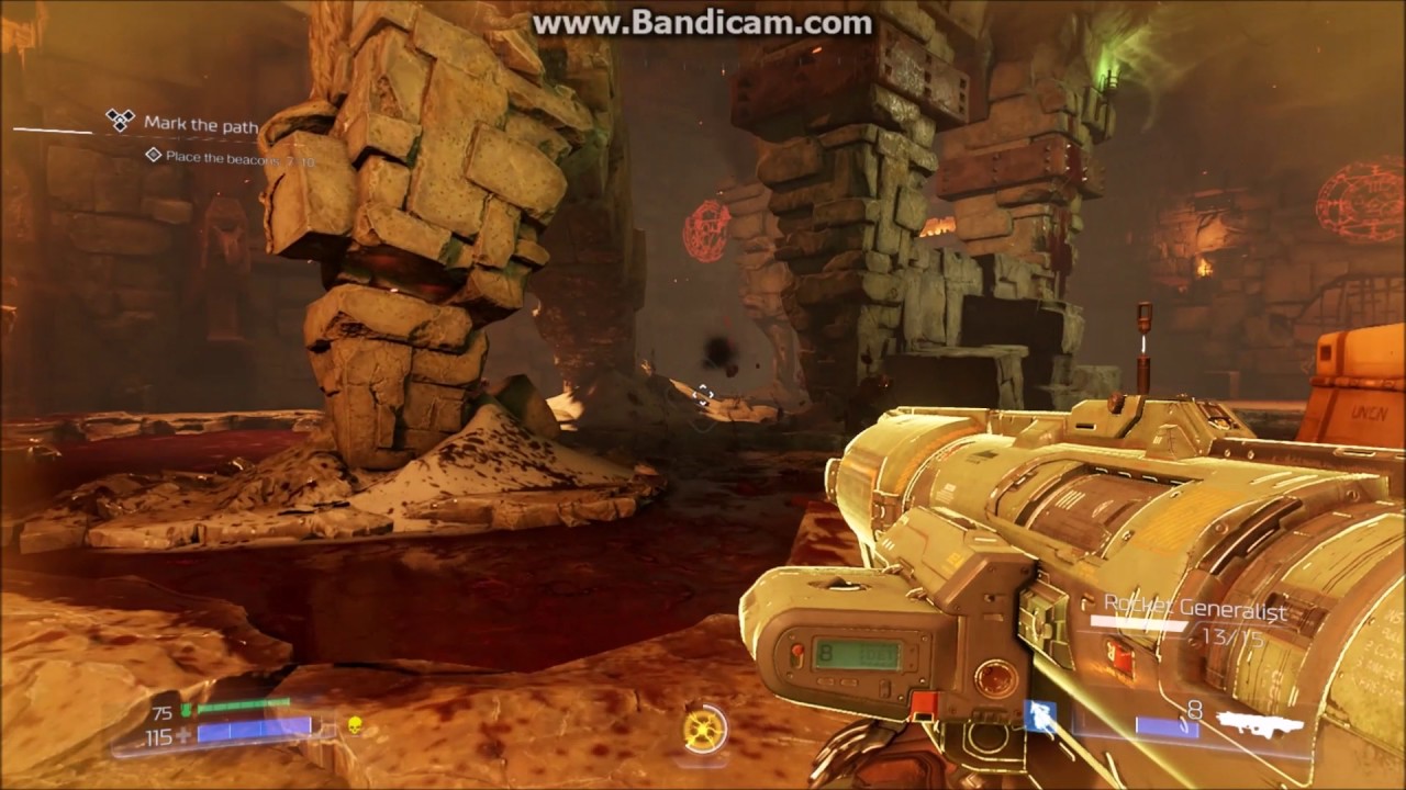 DOOM (2016) SnapMap Walkthrough: Pathfinder (No deaths, all secrets ...