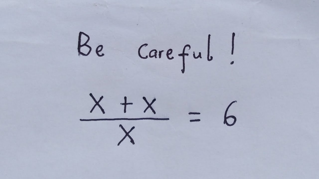 Interesting algebraic equation | Can you solve ? - YouTube