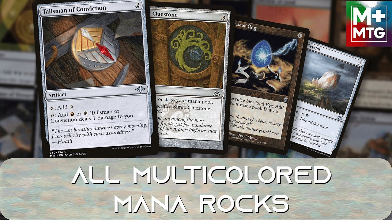 Every Multicolored Mana Rock ┃ Magic the Gathering ┃ Manfred Plus Magic ...