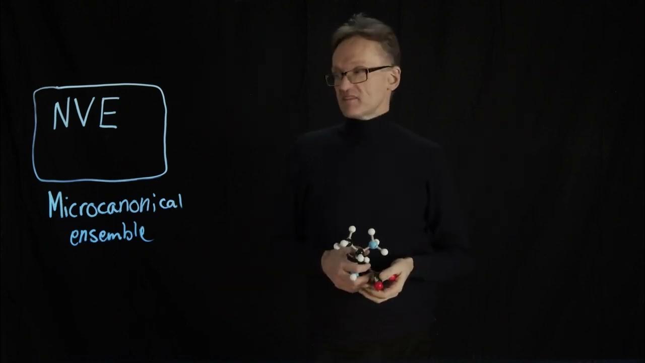 Molecular dynamics Simulation ensembles NVT NPT NVE explanation. tutorials - YouTube