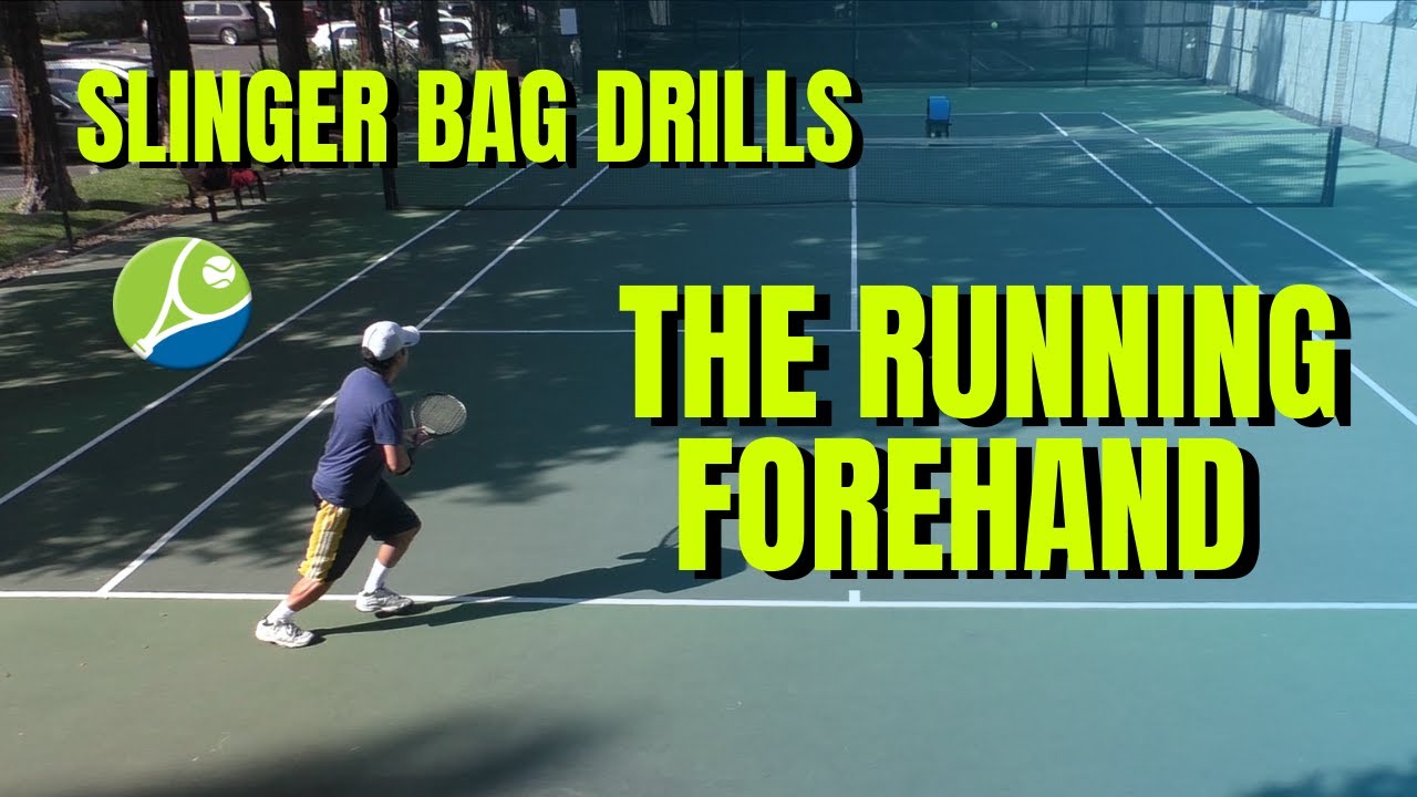 Slinger Bag Tennis Drill - The Running Forehand - YouTube