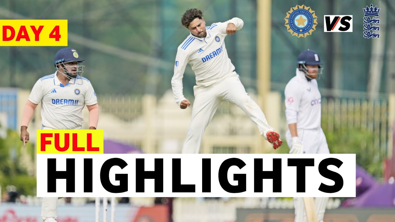 India vs England 4th Test DAY 4 Full Match Highlights | IND vs ENG 4th ...