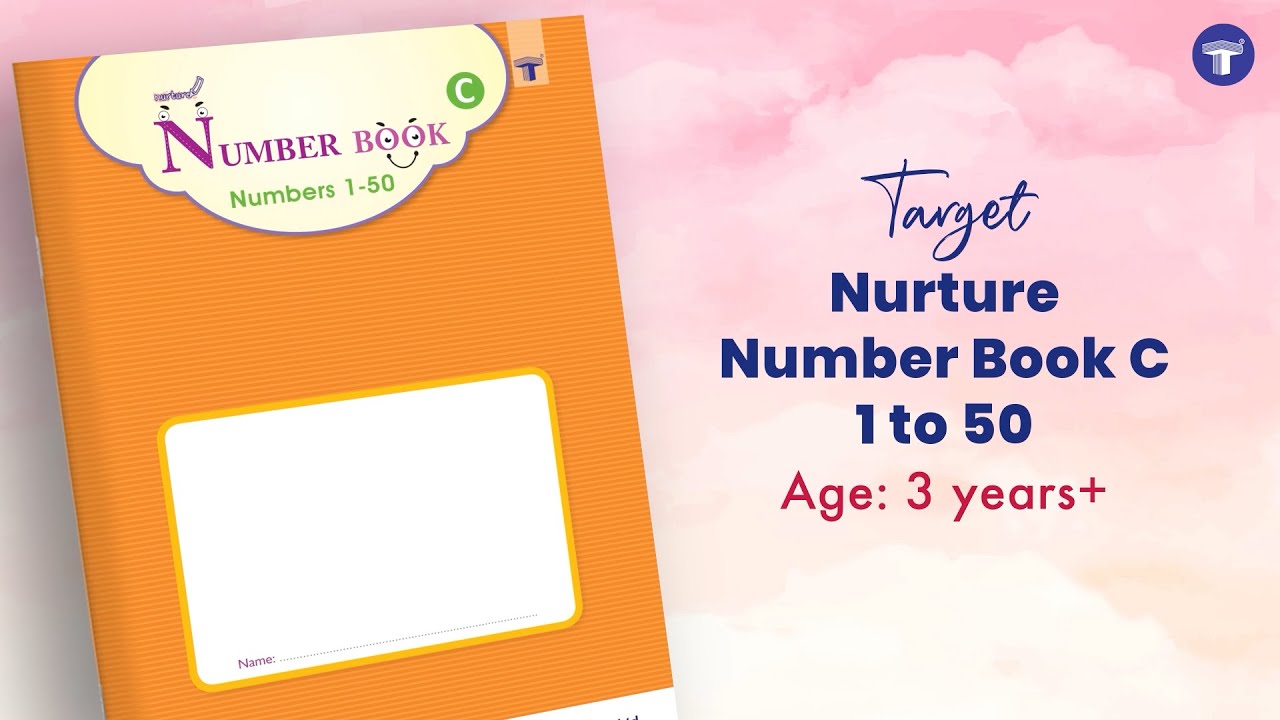 Nurture Number Writing Books C - 1 to 50 | Target Publications - YouTube