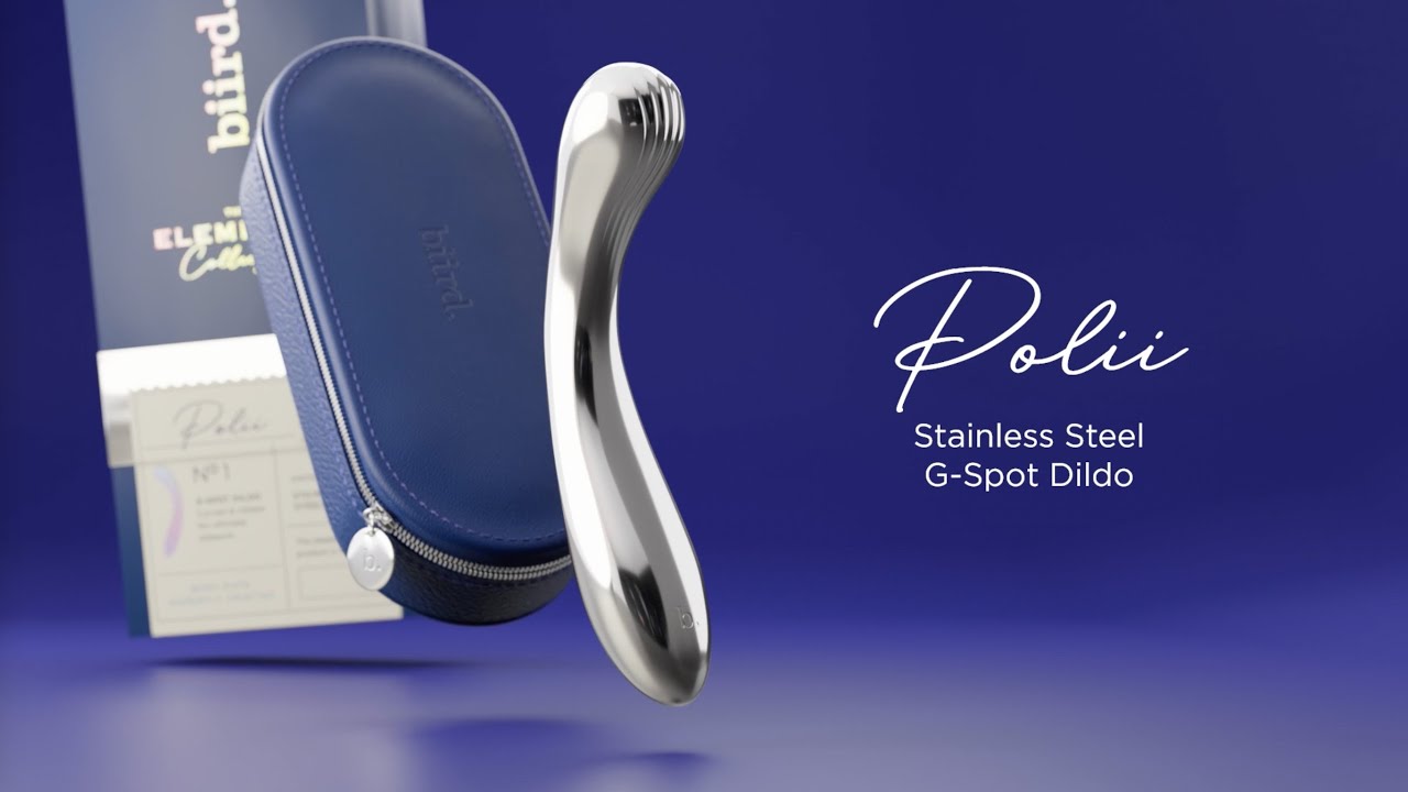 Meet Polii, Biird's Stainless Steel G-Spot Dildo - YouTube