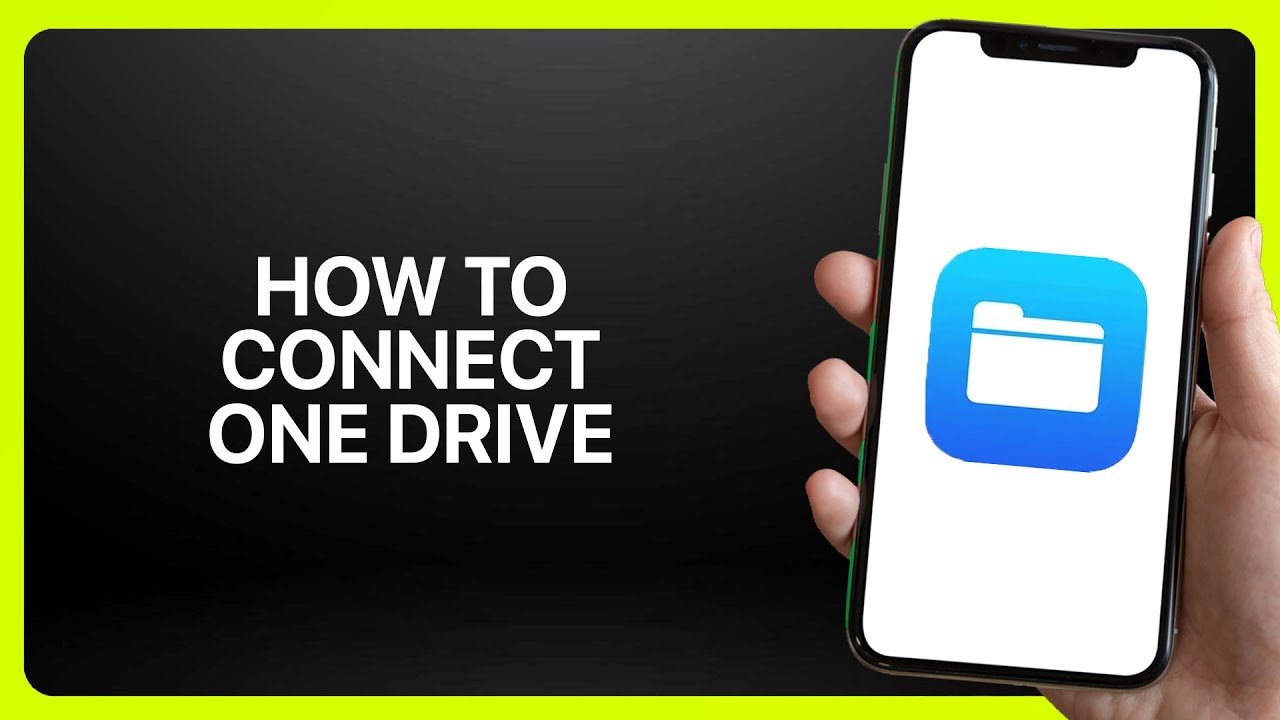 How To Connect OneDrive To iPhone Files App ! Tutorial - YouTube