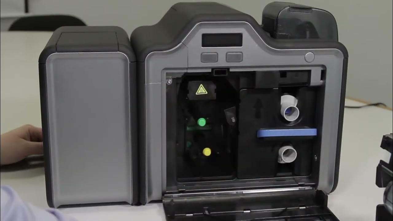 FARGO HDP5000 How to Install a magnetic encoder - YouTube