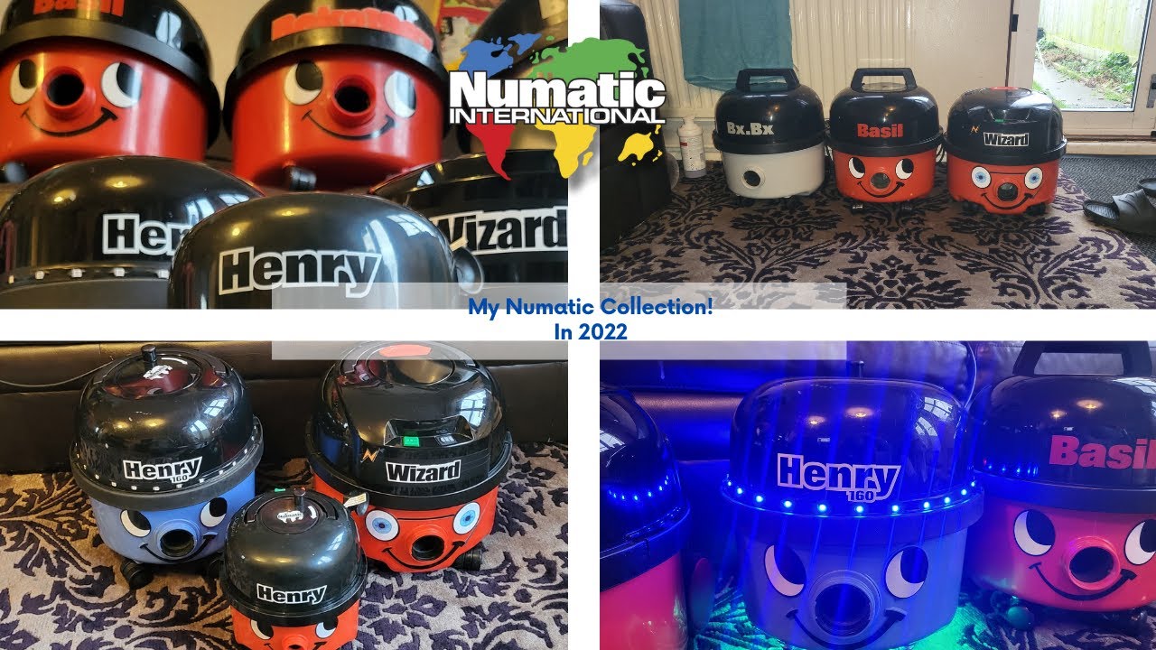 My Numatic Collection Febuary 2022! All my Numatic vacuums in one video ...