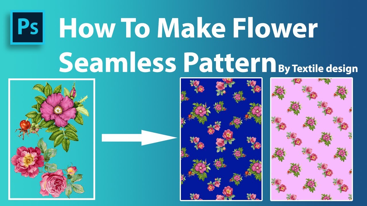 Flower Seamless Pattern || Textile Design || Seamless Pattern Kese ...