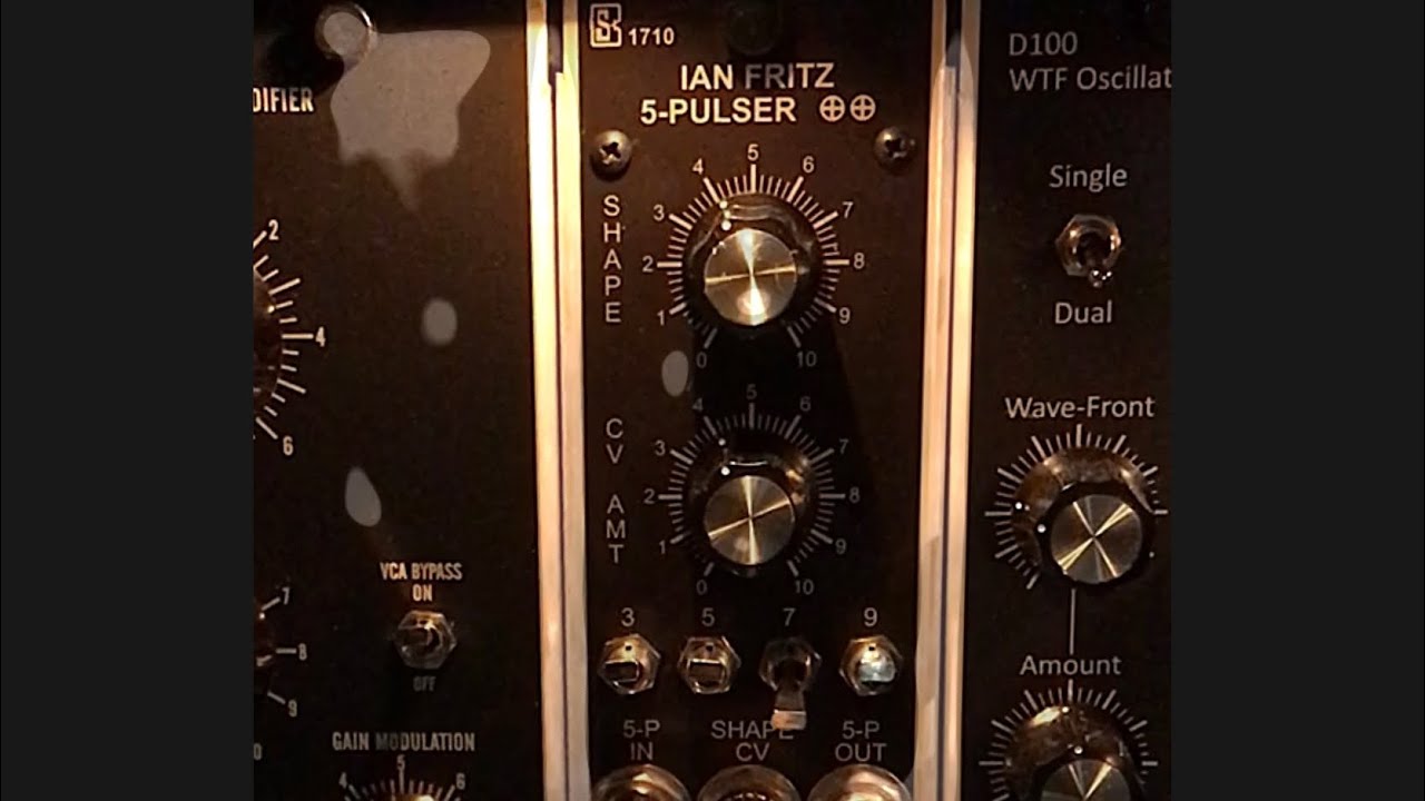 Quick Modular Patch Featuring the SSL / Ian Fritz 5-Pulser Dual Analog ...