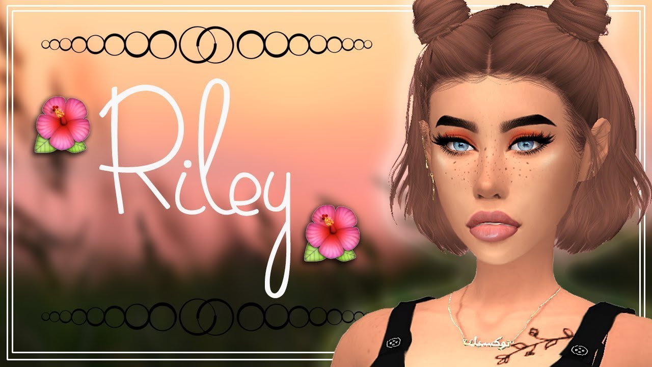 Sims 4 CAS | Riley + CC Links & Download!! - YouTube