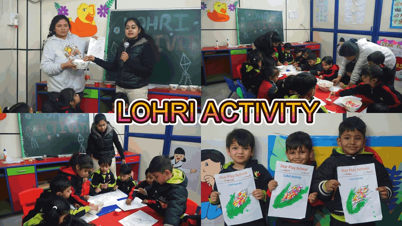 LOHRI ACTIVITY FOR KIDS | STAR PLAY SCHOOL 24-25 - YouTube