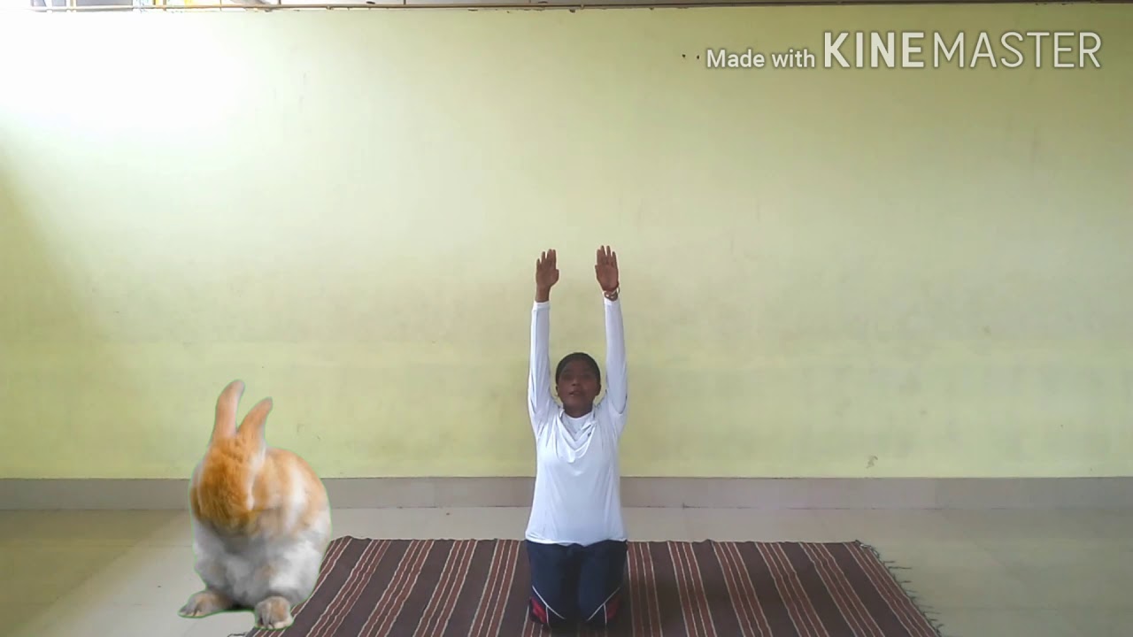 EXERCISE ( RABBIT POSTURE ) FOR CLASS NURSERY - YouTube
