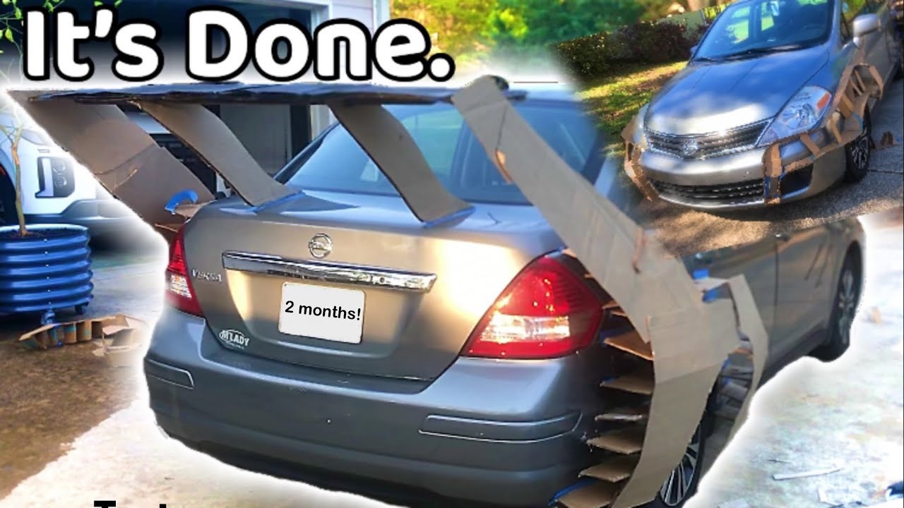 (FULL BUILD) YouTube’s BEST Cardboard BODY KIT! - YouTube