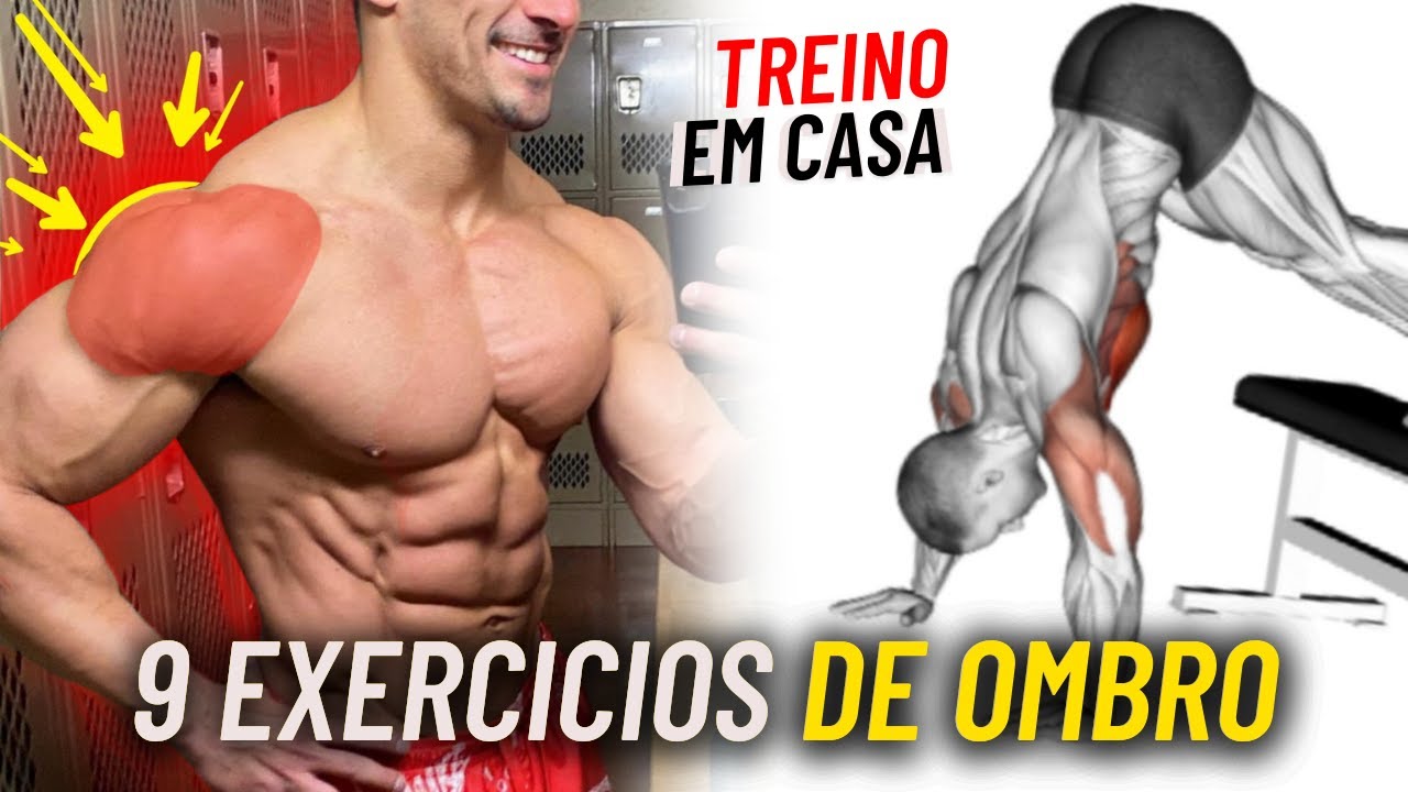 9 Exercícios Para Treinar Ombro Em Casa Completo Com Peso Corporal