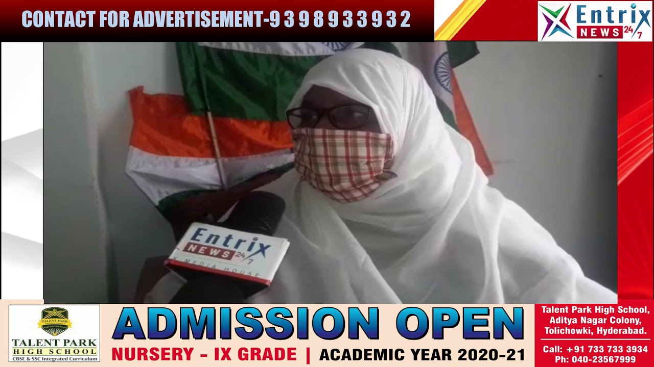 Khalida parveen first woman in Empowerment from Hyderabad who stood NRC ...