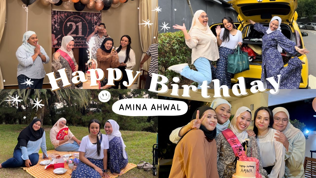 VLOG: AMINA's BIRTHDAY CELEBRATION | Taman Saujana Hijau Putrajaya - YouTube