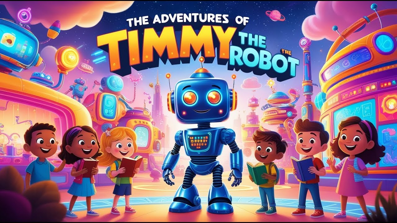 THE ADVENTURE OF TIMMY THE ROBOT | FOR KIDS AND TODDLERS | WITH LYRICS ...