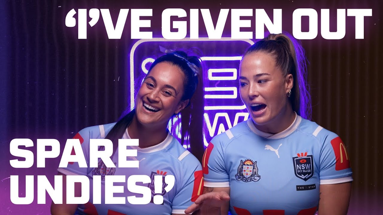 NSW Sky Blues reveal what's inside their footy bags! NRL on Nine - YouTube