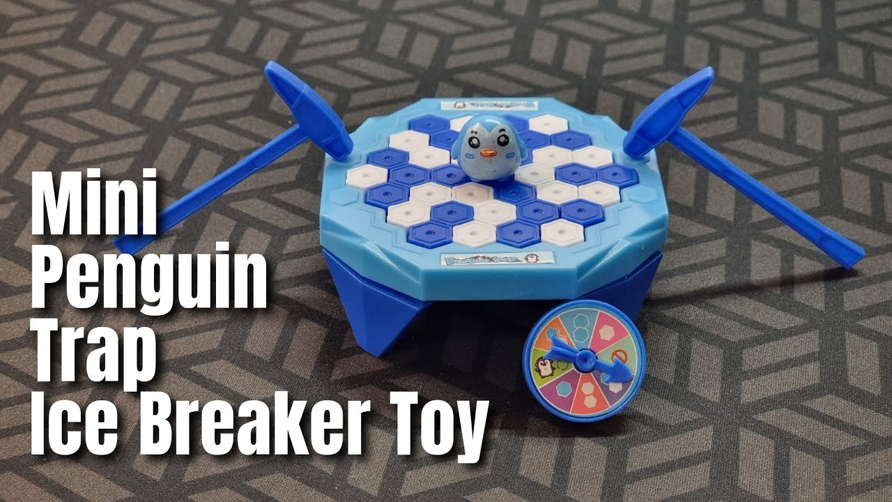Mini Penguin Trap Ice Breaker Toy - YouTube