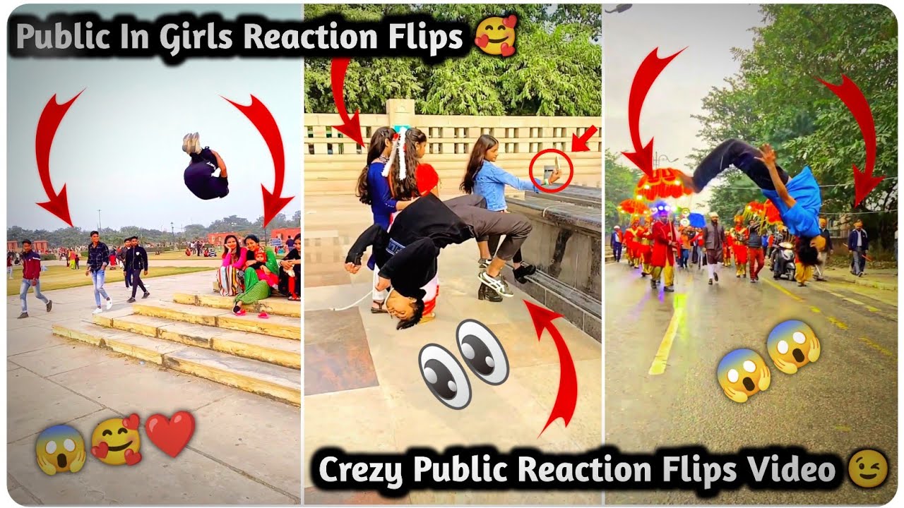 Amazing Reaction Flips Stunning || Public Reaction Flips Stunning ...