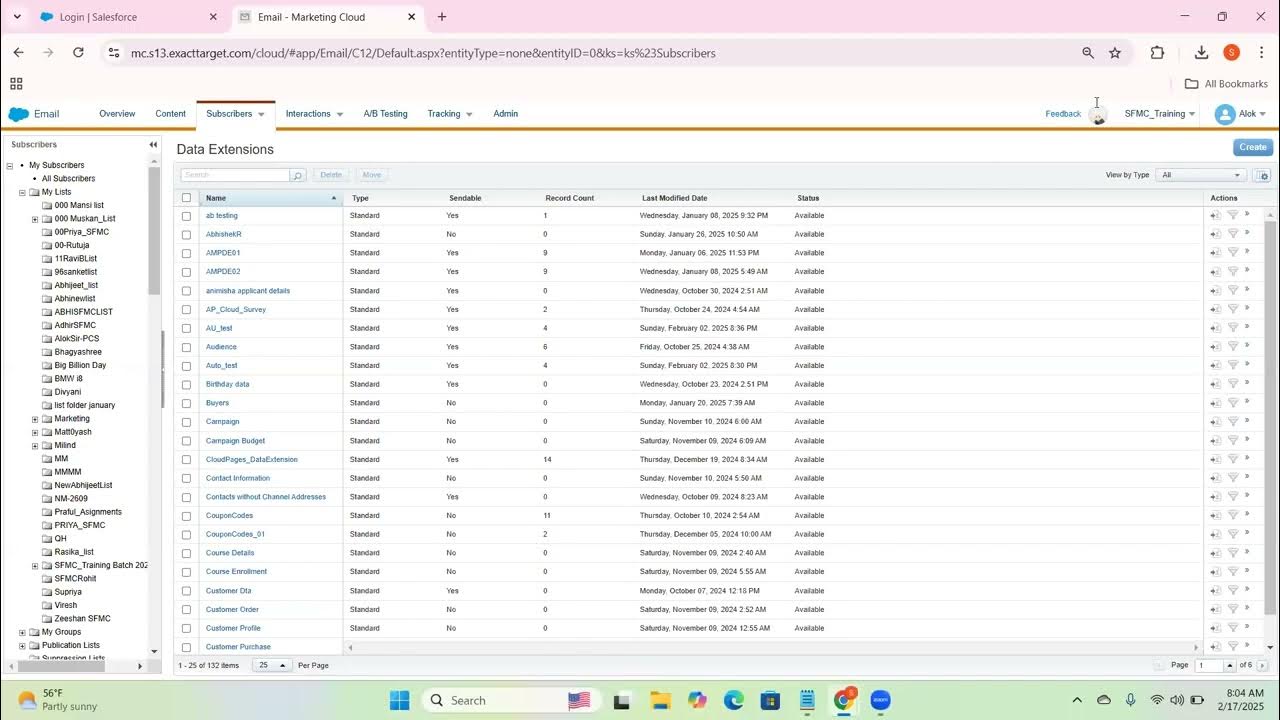 SFMC | Session -2 | Data Extension - YouTube
