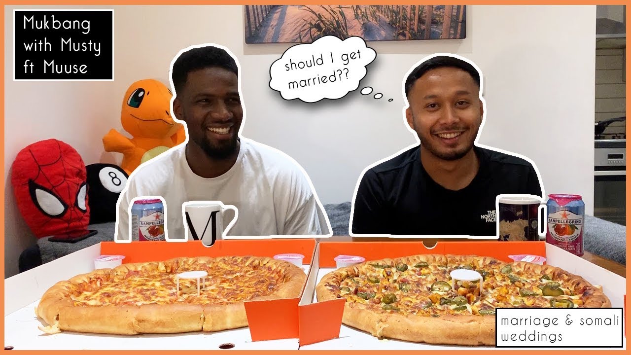 PIZZA, MARRIAGE & SOMALI WEDDINGS ?! | Mukbang with Makan Musty Episode ...