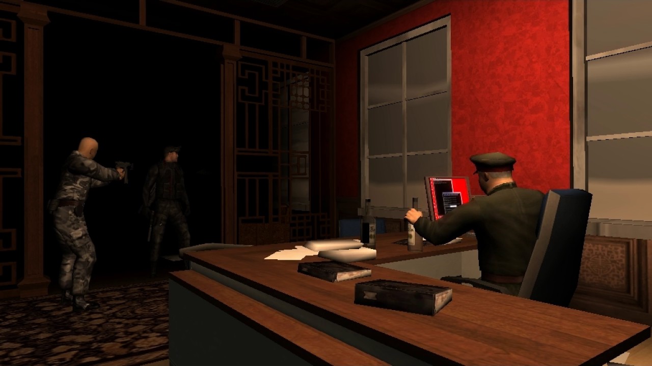 Splinter Cell 1 - Sam Fisher dying in a middle of a cutscene - YouTube