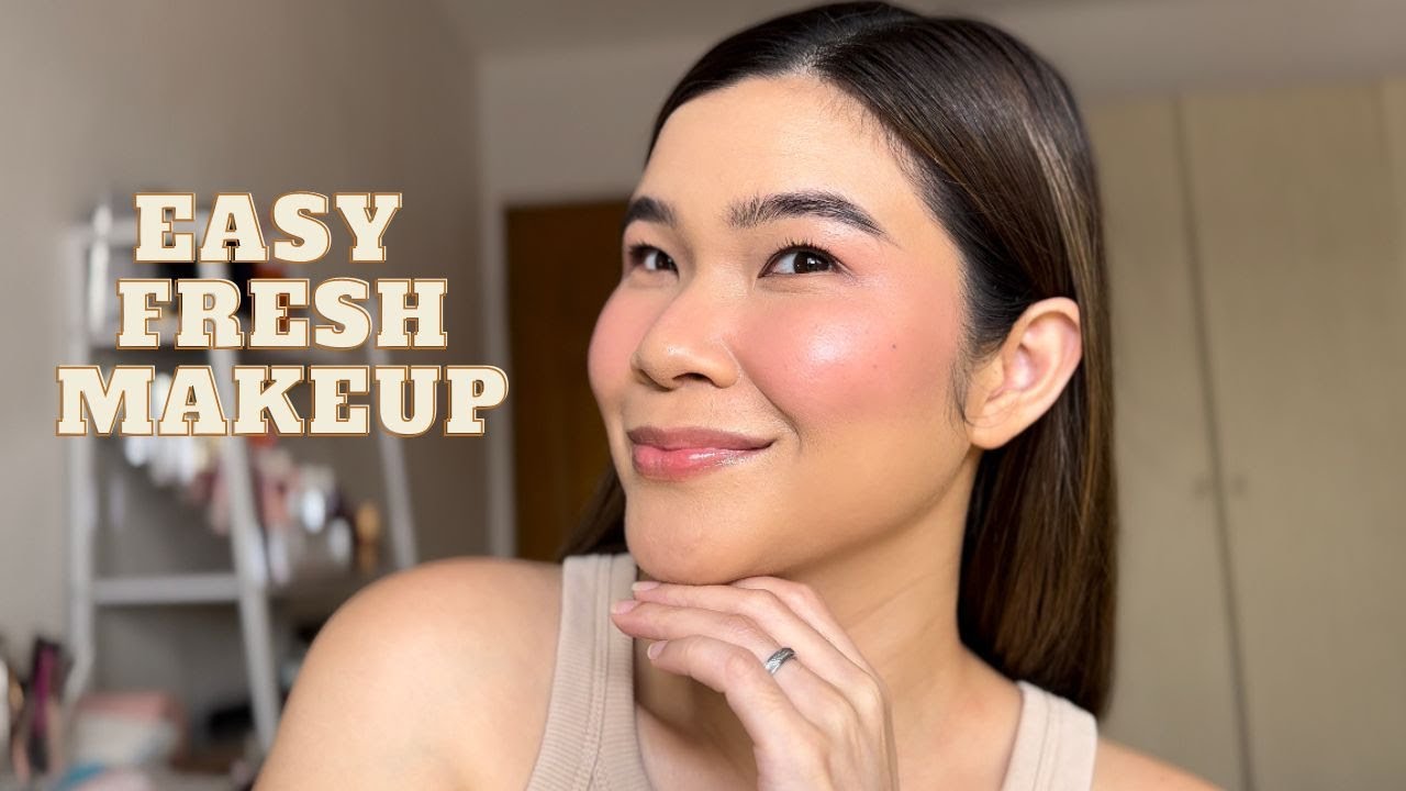 CHILL GRWM EASY FRESH MAKEUP 🍃 | RELAXING MUSIC | JEN DE LEON - YouTube