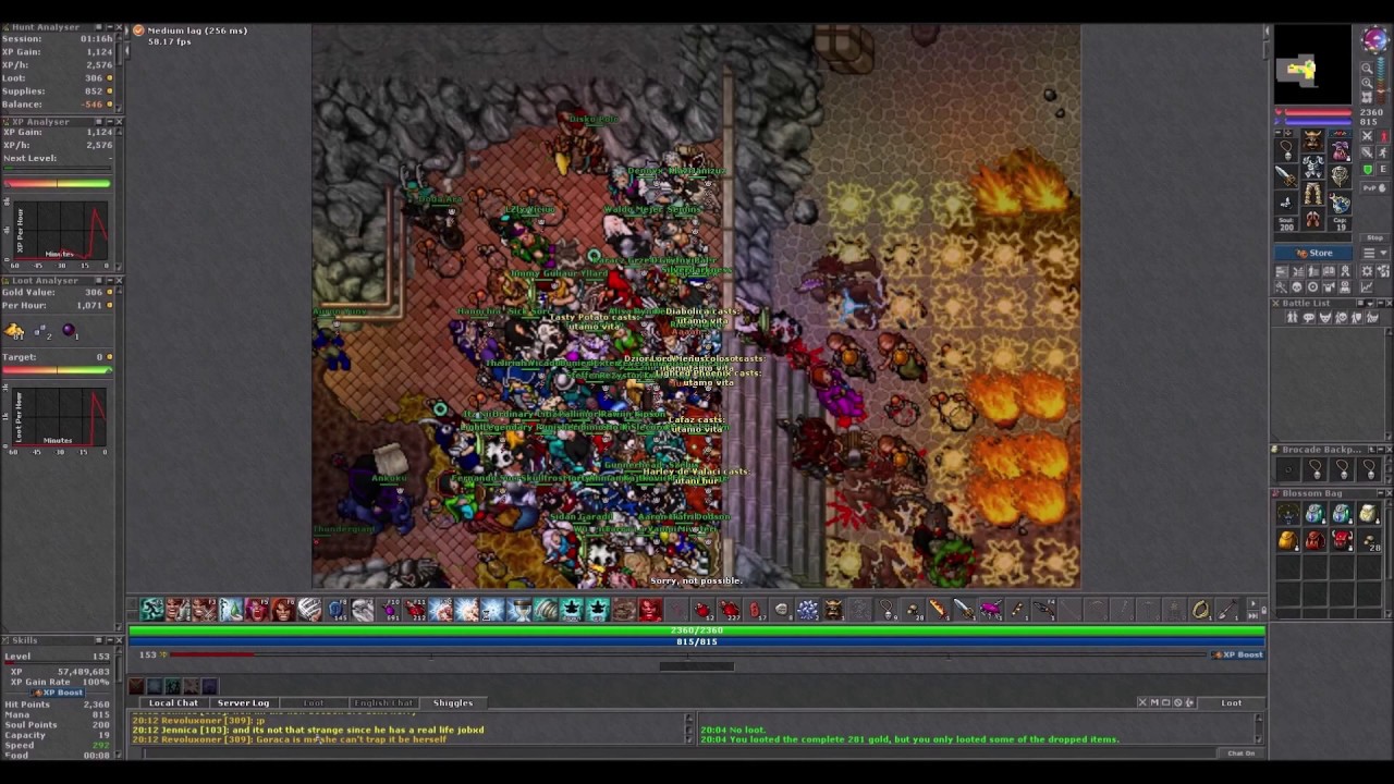 [Tibia] Gaz'haragoth kill (as a server) [BONA, 13-7-2018] 153 EK - YouTube