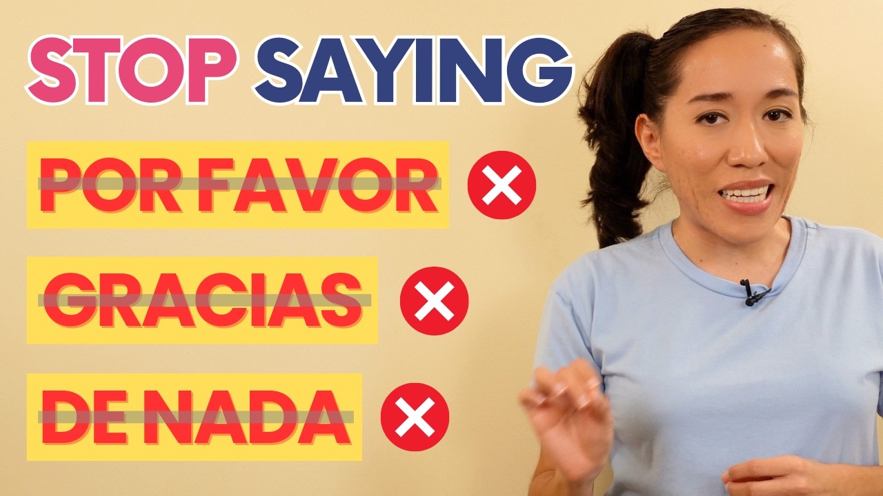 27 Ways to Say Please, Thank You & You're Welcome in Spanish - YouTube