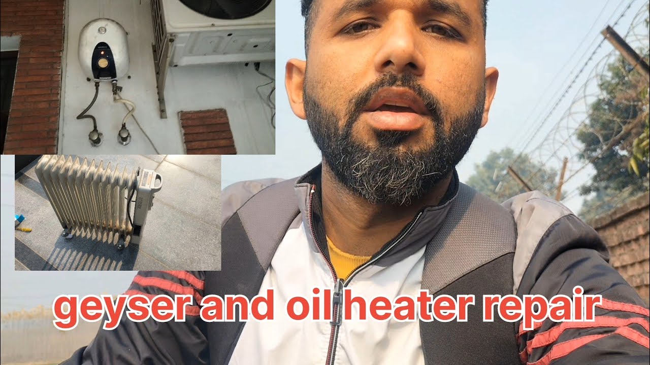 Geyser and Oil Heater repair #Geyser #Oilheater - YouTube