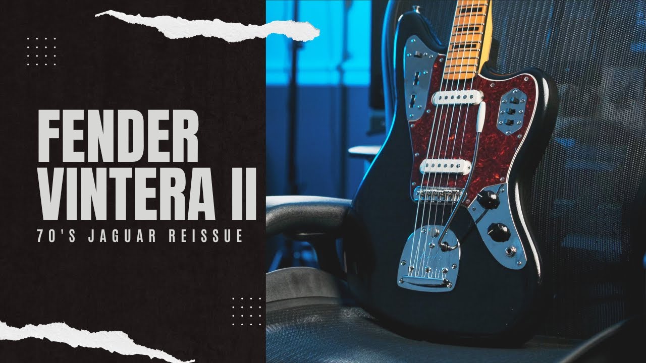 Fender Vintera II 70's Jaguar Reissue: Playthrough/Demo - YouTube