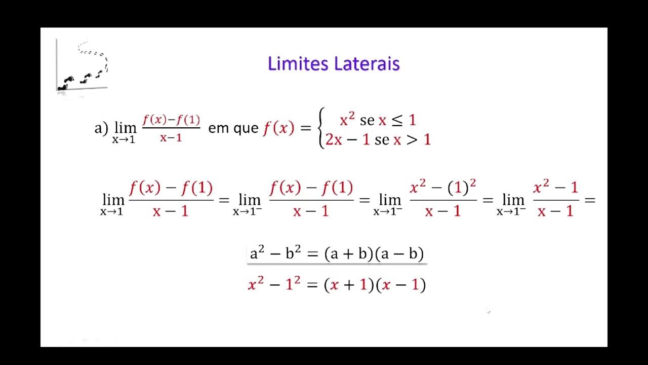 Curso De Limites Aula 58 Limites Laterais Exercício 51 Youtube