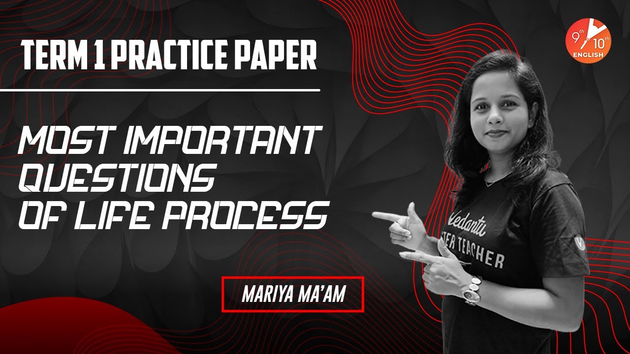 Term 1 Practice Paper: Most Important Questions of "Life Process"(MCQs ...